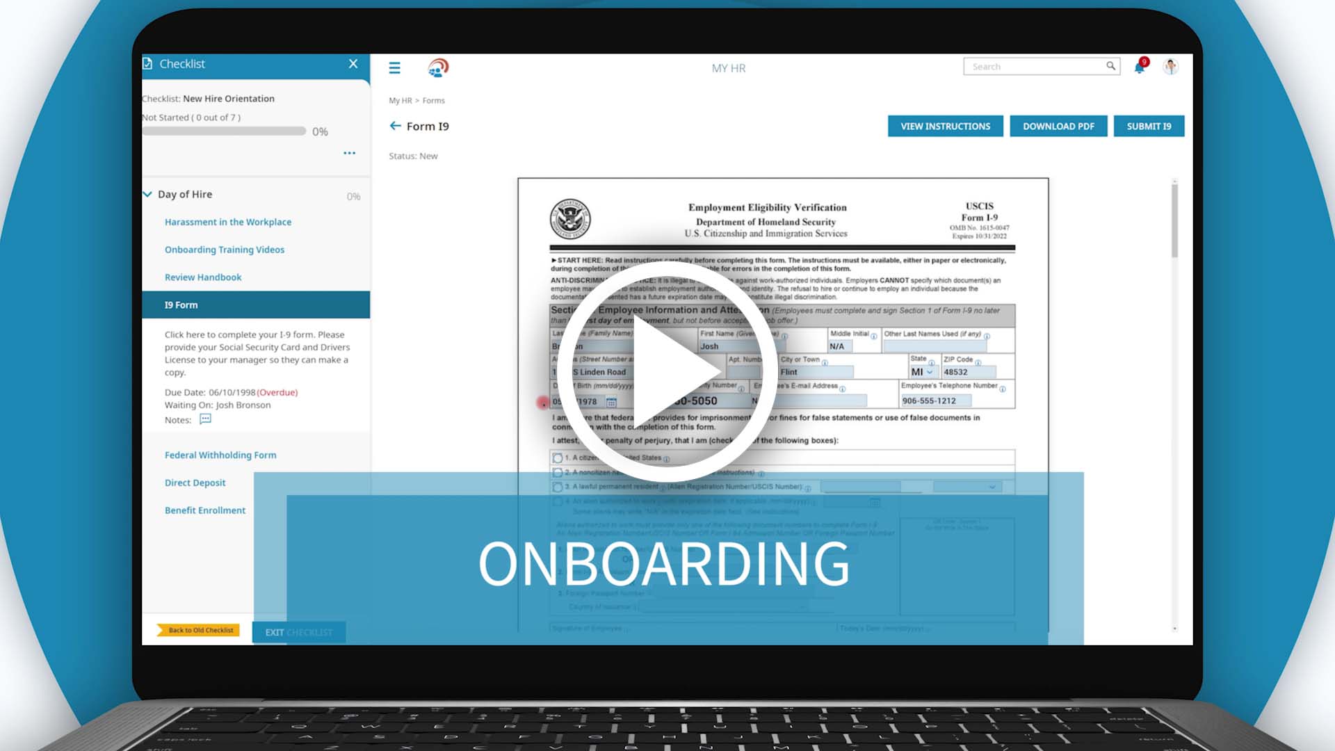 Onboarding Demo Video | Workforce PayHub